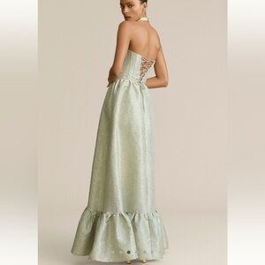 V. Chapman | Dresses | V Chapman The Charlotte Dress In Sage Duchess ...